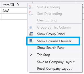 How to Customize List Layouts – Paradigm ERP by Paragon – Documentation