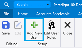 Creating Users and User Security – Paradigm ERP by Paragon – Documentation
