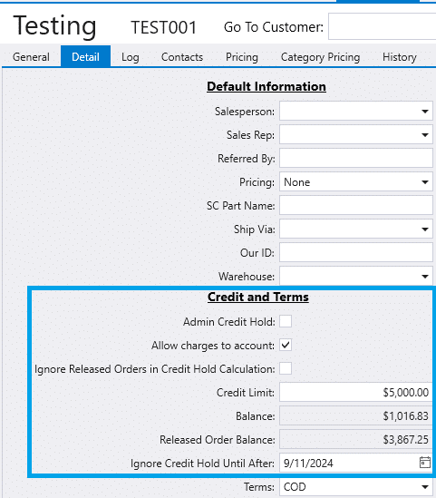 Customer Credit Holds – Paradigm ERP by Paragon – Documentation
