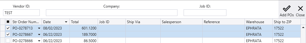 Receiving Material – Paradigm ERP by Paragon – Documentation
