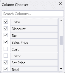 How to Customize List Layouts – Paradigm ERP by Paragon – Documentation