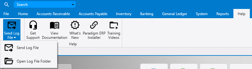 Paradigm Log Files – Paradigm ERP by Paragon – Documentation