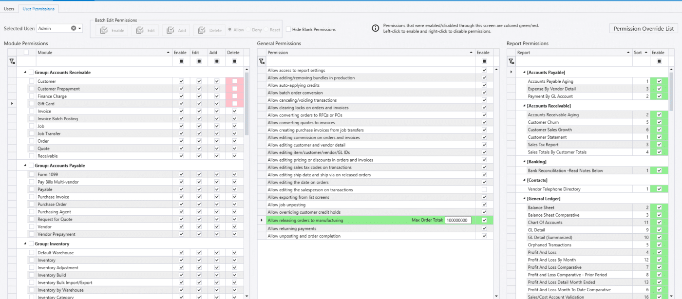 Creating Users And User Security Paradigm Erp By Paragon Documentation