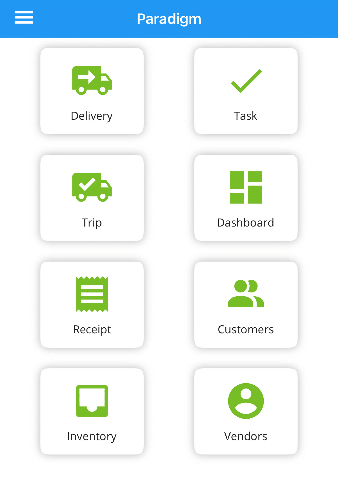 Paradigm Mobile: Settings – Paradigm ERP by Paragon – Documentation