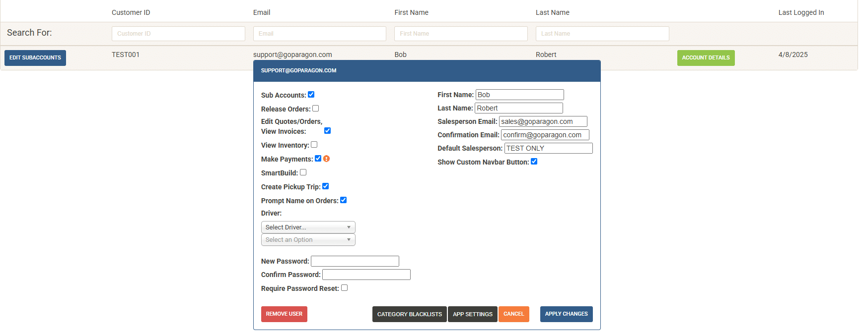 Customer Portal: Create Customer Web Logins – Paradigm ERP by Paragon – Documentation